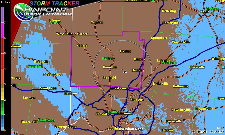 Liberty Fairfield Weather Center Tri State Doppler Radar Butler County Ohio 45011